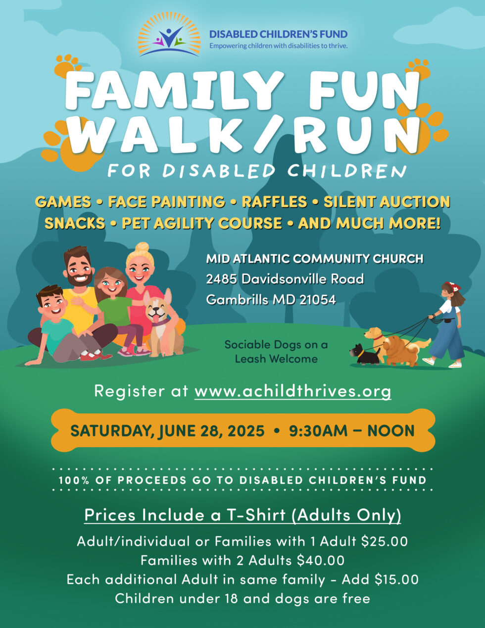 FAMILY FUN WALK-RUN 2025 - Disabled Children's Fund